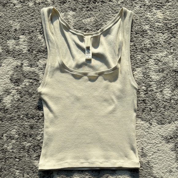 SKIMS | Tops | Skims Cotton Ribbed Tank | Poshmark